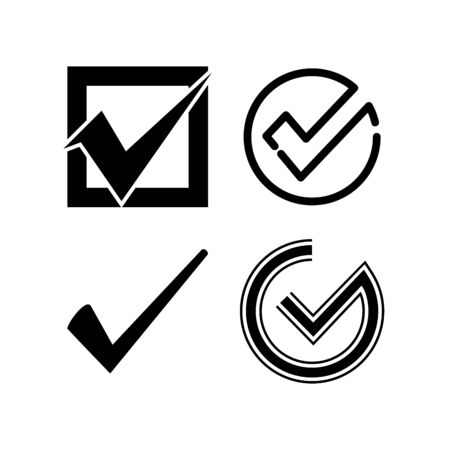 Vector of check mark and check list - ID:1-148216120 - Royalty Free ...