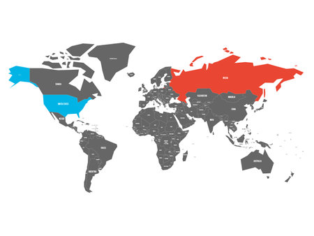 Vector of United States and Russia - ID:1-142057682 - Royalty Free ...