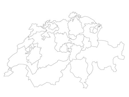 Vector of Blank political map of - ID:1-157680163 - Royalty Free Image ...