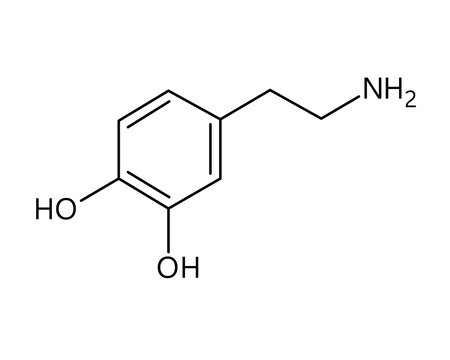 Vector of Dopamine molecular structure. - ID:1-195330485 - Royalty Free ...