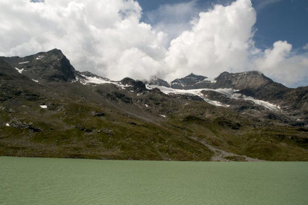 The Bernina Range is a mountain range in the Alps of eastern ...