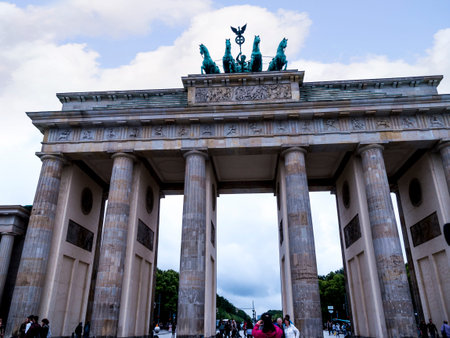 Photo of Brandenburg Gate is Berlin's - ID:1-87371511 - Royalty Free ...