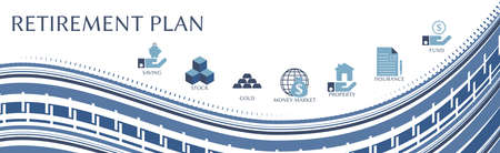 Banner on the topic: RETIREMENT PLAN - Stock Image - Everypixel