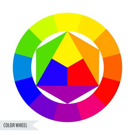 Vector of Bright color wheel chart - ID:130022516 - Royalty Free Image ...