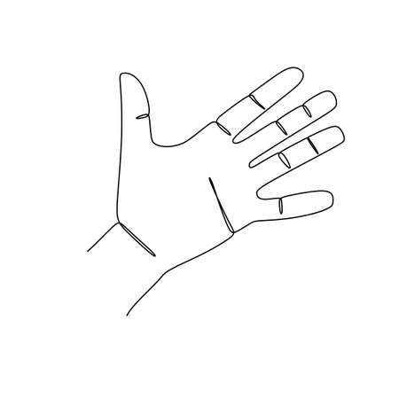 Vecteur de Number four Hand gesture - ID:185272137 - image libre de ...
