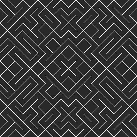 Vector seamless black and white irregular geometric shape pattern ...