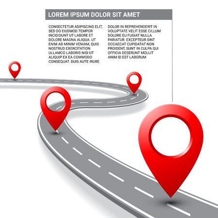 Vector of Vector pathway road map - ID:64530712 - Royalty Free Image ...