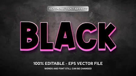 Distro editable text effect EPS Vector:: tasmeemME.com