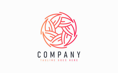 Abstract Modern Design Based From Circular Round Lines. Geometric ...