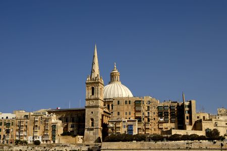 old town of Valleta in the island of Maltaの写真素材 [40001907470] - イメージマート