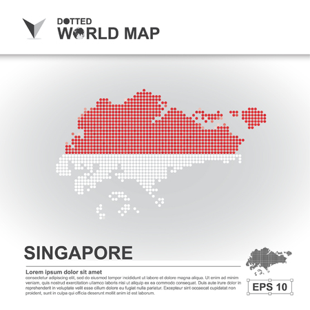 Vecteur de map, asean, illustration, dot, - ID:50007970 - image libre ...