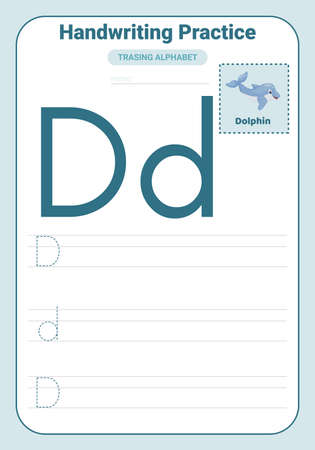 Vector of Alphabet tracing practice - ID:1-168193275 - Royalty Free ...