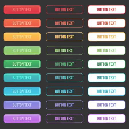 Vector of Set of modern buttons in - ID:122088703 - Royalty Free Image ...