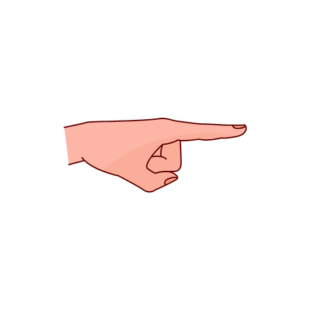 Pointing Finger Meme Cartoon