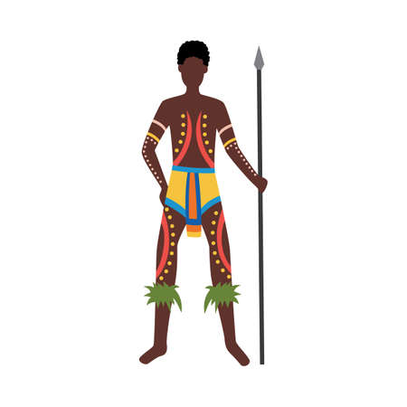 Vector of Indigenous man from Australia - ID:1-155140962 - Royalty Free ...