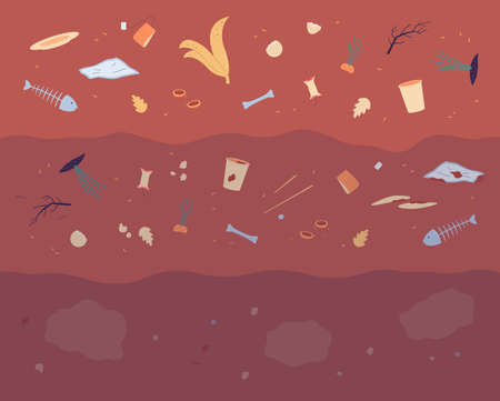 Vector of Compost layers of food waste - ID:1-159860600 - Royalty Free ...