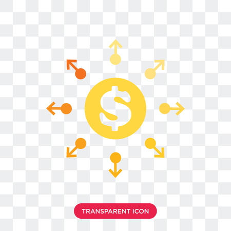 Allocation vector icon isolated on transparent background, Allocation ...