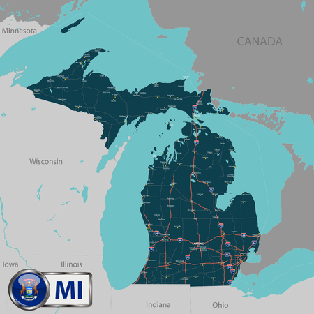 Michigan Neighboring States