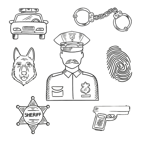 Swat Officer Drawing