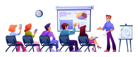 Vector of Briefing or business meeting, - ID:1-171581887 - Royalty Free ...