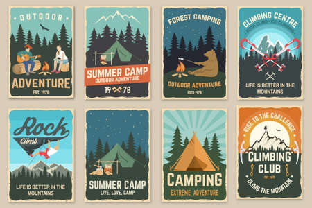 Vintage camping posters Images - Search Images on Everypixel