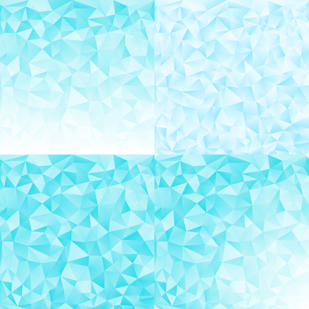 Set of four single Ice diamond geometric design. - Stock Image - Everypixel