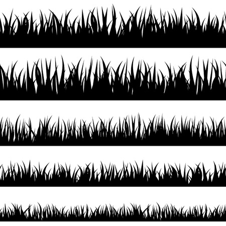 Vector of Grass stencil. Isolated - ID:1-124193417 - Royalty Free Image ...