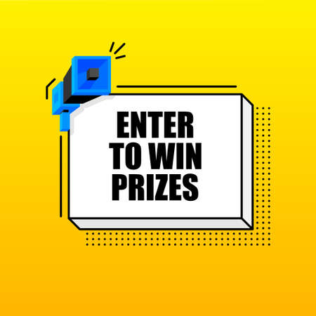 Vector of Enter to Win Prizes banner - ID:1-179425005 - Royalty Free ...