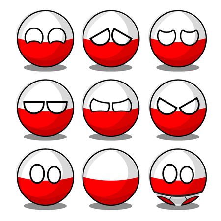 Vector of poland countryball - ID:143037142 - Royalty Free Image - Stocklib