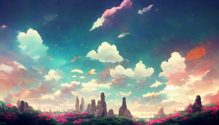 Anime nature Images - Search Images on Everypixel