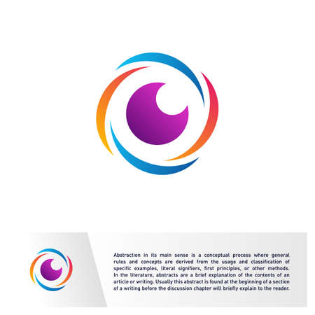 Eye Logo design vector template. Spiral Vision, Vortex, Circle ...
