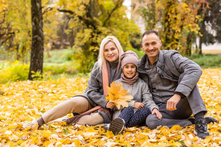 family, childhood, season and people concept - happy family playing ...