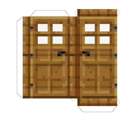 Vector of Papercraft doors. Papercraft 5 - ID:1-165517737 - Royalty ...