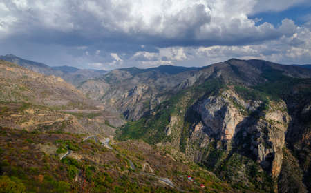 View of the mountains in Torul, Trabzon, Turkey.の写真素材 [40156166183 ...