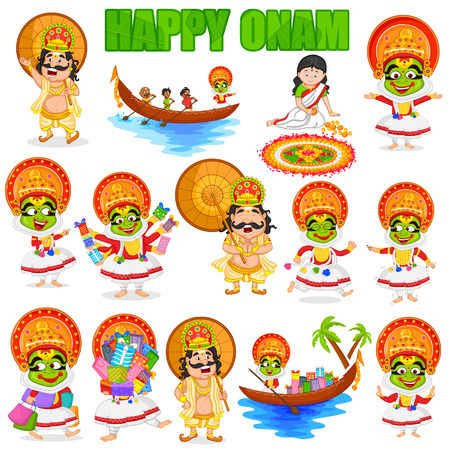Vector of King Mahabali for Onam - ID:1-43912430 - Royalty Free Image ...