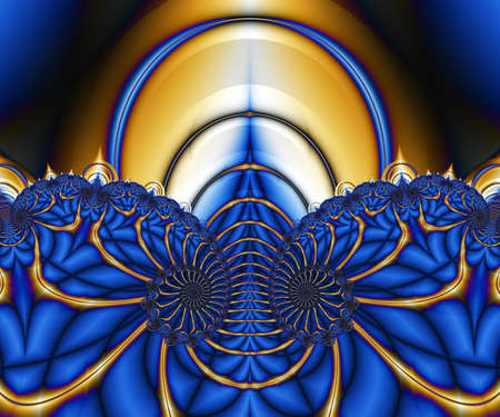 Computer generated abstract colorful fractal artwork for creative ...