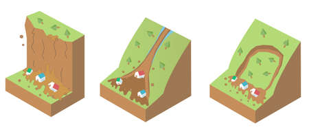 Vector of Types and structures of Debris - ID:1-174366685 - Royalty ...