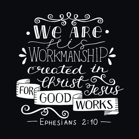Vector of Hand lettering with bible - ID:1-122677130 - Royalty Free ...