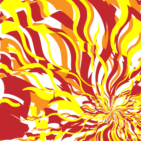 Bright Red and Orange Fire Abstract Background, Flame Pattern, Stylized ...