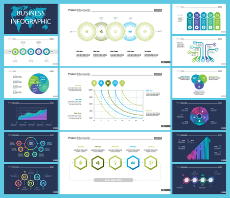 Business inforgraphic design set for project management concept. Can be ...