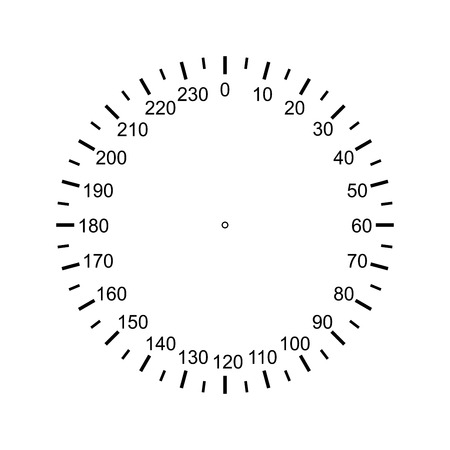 Vector of Measuring circle scale. - ID:1-100980655 - Royalty Free Image ...
