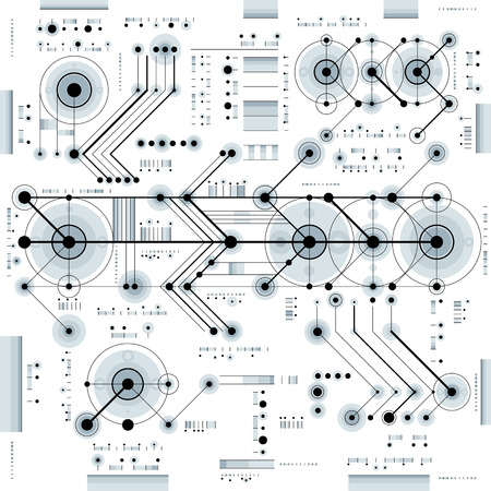 Vector of Technical drawing with dashed - ID:1-51889584 - Royalty Free ...