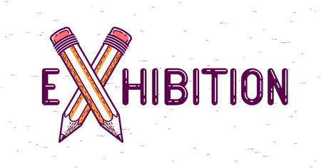 Vector of Exhibition word with crossed - ID:1-123890081 - Royalty Free ...