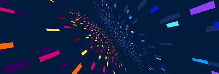 Abstract vector background, communication technology concept, dark 3d ...