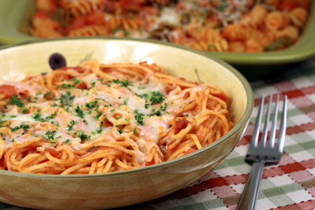 Delicious and perfect made to perfection rainbow rotelli pasta with ...