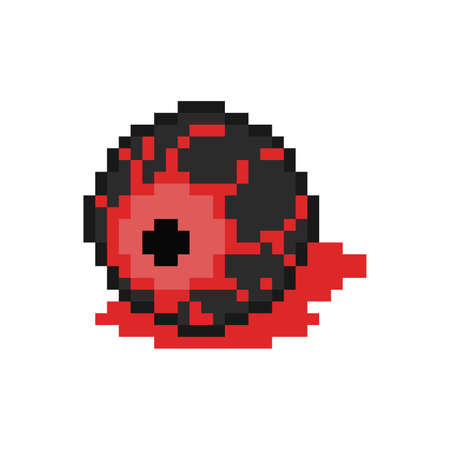 Vector of Pixel art bloody eye set. Torn - ID:1-174457542 - Royalty ...