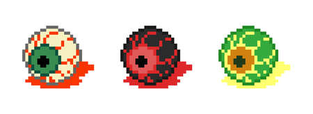 Vecteur de Pixel art evil devil eye. Torn - ID:174457565 - image libre ...