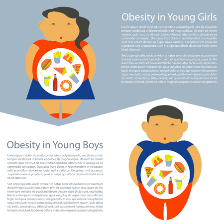 Vector of Obesity infographic template - - ID:1-62971639 - Royalty Free ...