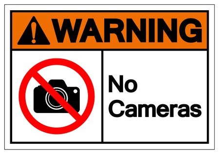 Vector of Warning No Cameras Symbol - ID:1-130771190 - Royalty Free ...