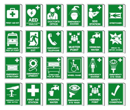 Vector of Set Of Safety Condition - ID:1-137650330 - Royalty Free Image ...